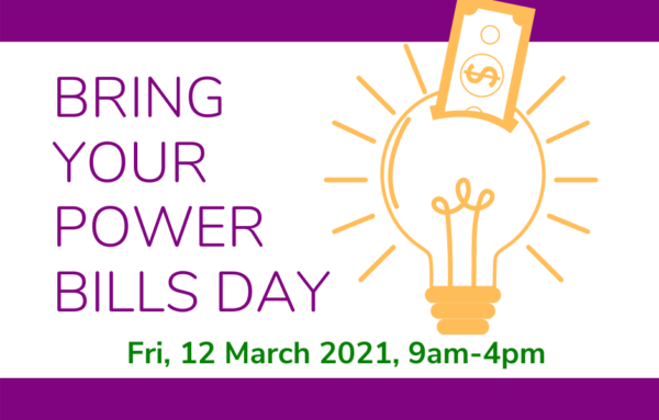 Bring your power bills day - Bendigo Family and Financial Services Inc.
